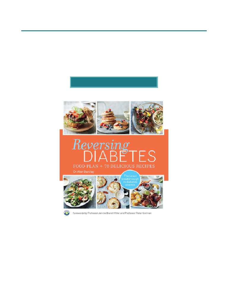 New Release Reversing Diabetes Food Plan & 70 Delicious Recipes PDF ...