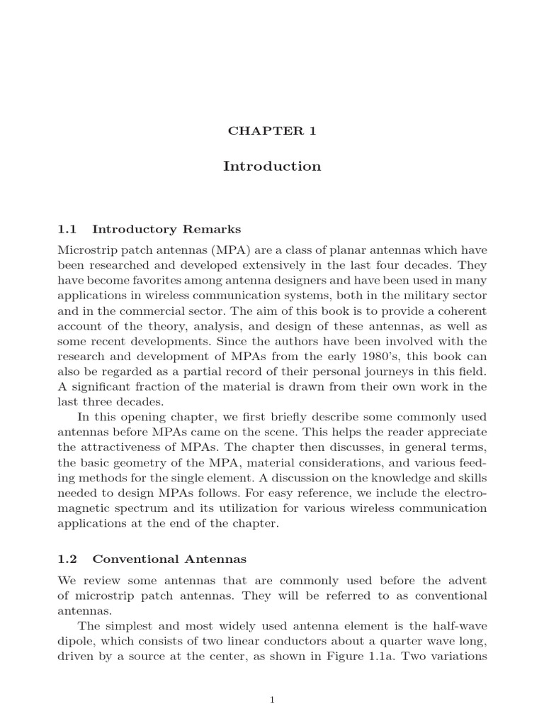 Microstrip Patch Antennas Introduction (Lee, Kai Fong Luk, Kwai Man Lai, Hau Wah) (Z-Library ...