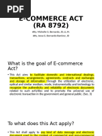 Ra 8792 | PDF | Authentication | Information