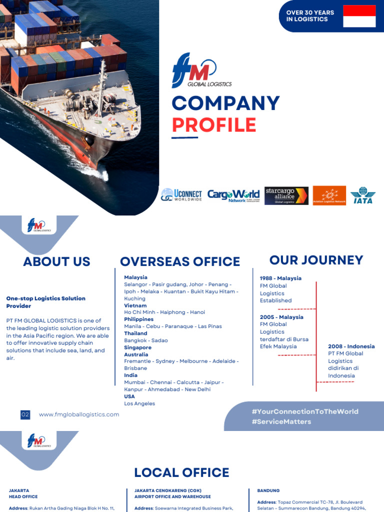 Company Profile FM Global Logistics 2025 | PDF | Cargo | Jakarta