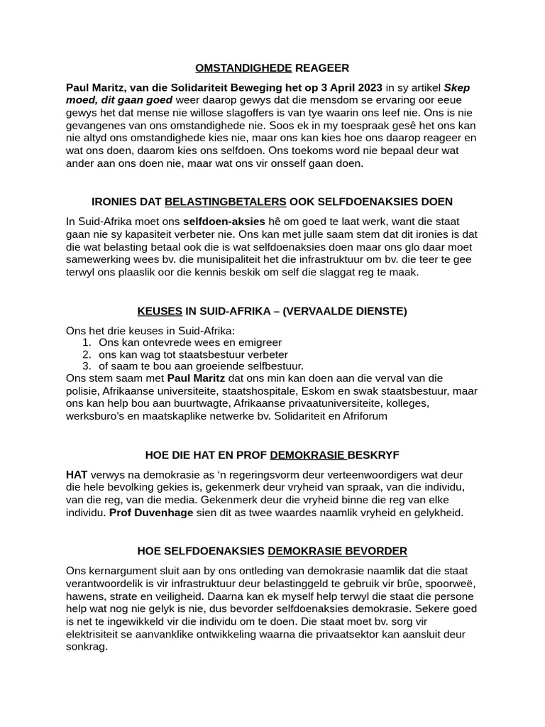 Juhann Debat - Vrae en Aanvalle | PDF