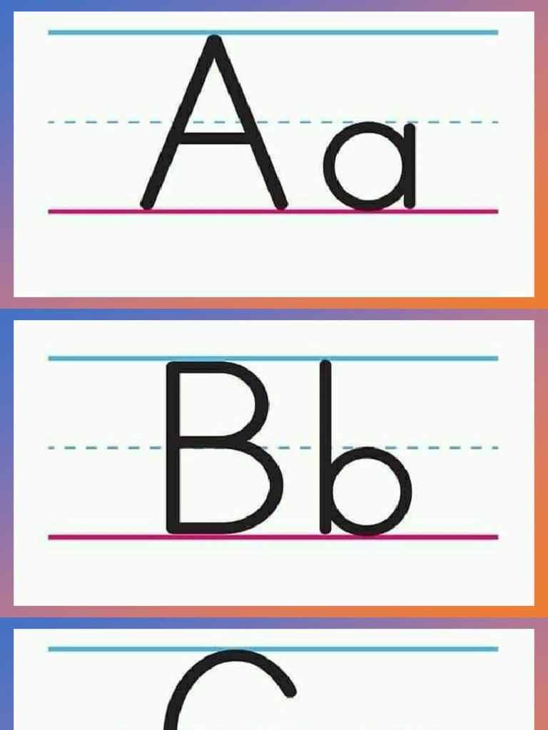 Abecedario Rayado | PDF