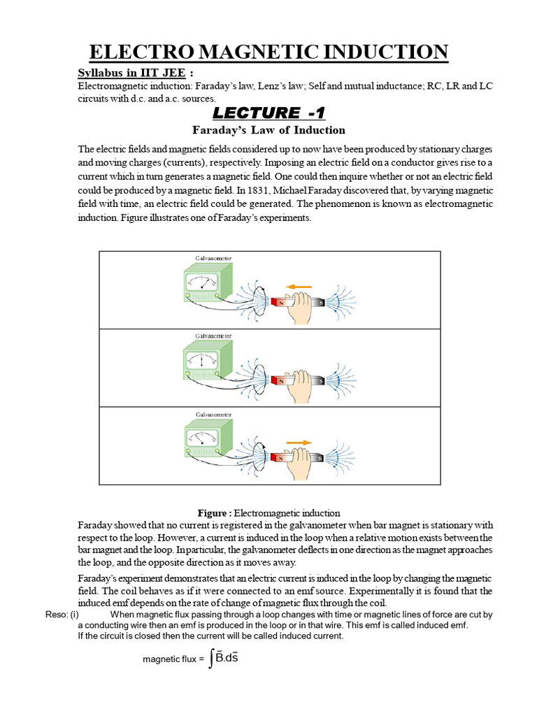 EMI Reso and BN Theory | PDF | Electromagnetic Induction | Mechanical ...