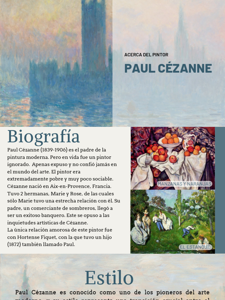 Paul Cézzane | PDF | Paul Cezanne | Pinturas