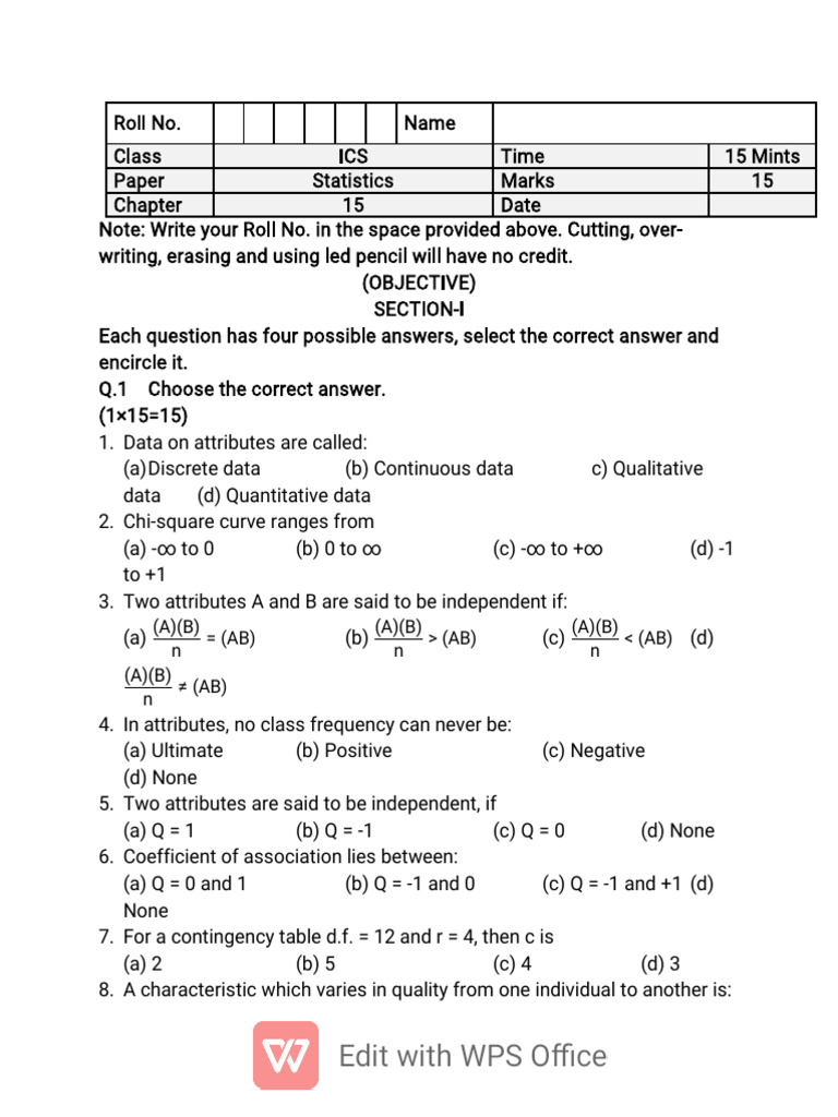 CH 15 short | PDF | Evaluation Methods | Inquiry