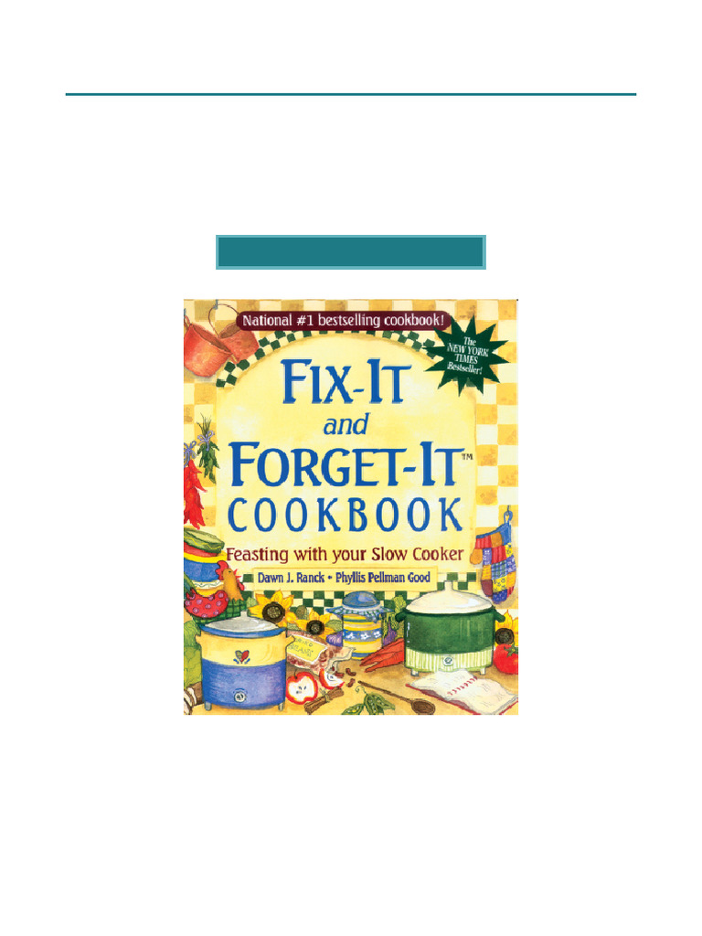 Best Price Fix It and Forget It Cookbook Latest Edition Download | PDF ...