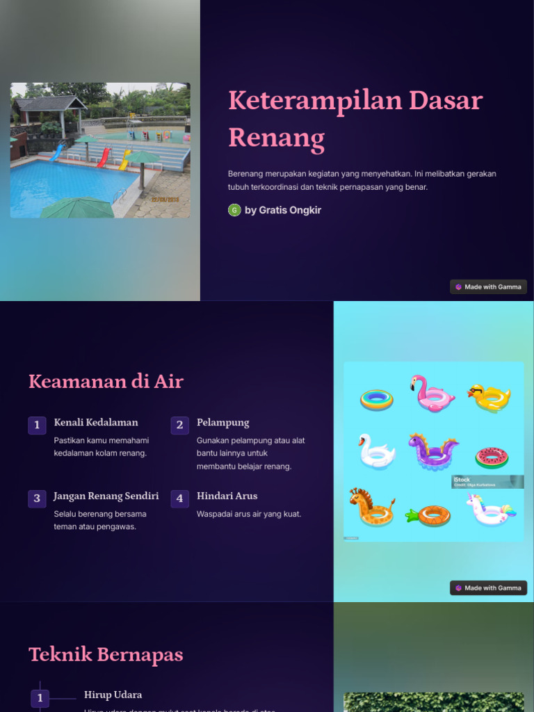 Keterampilan Dasar Renang | PDF