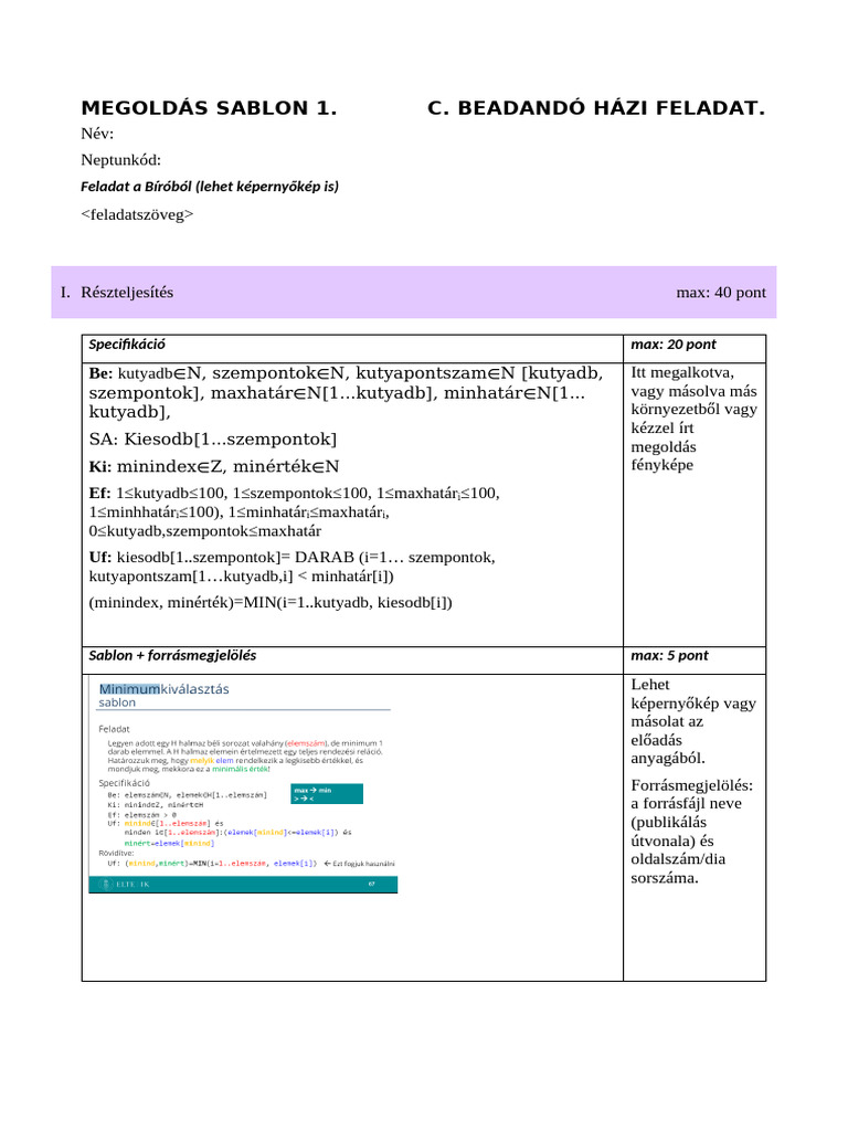 C Sablon 1 Tanari | PDF