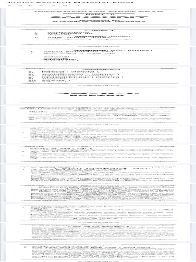 Junior Sanskrit Material-Final PDF Rama Sita 2 | PDF | Ramayana | Rama