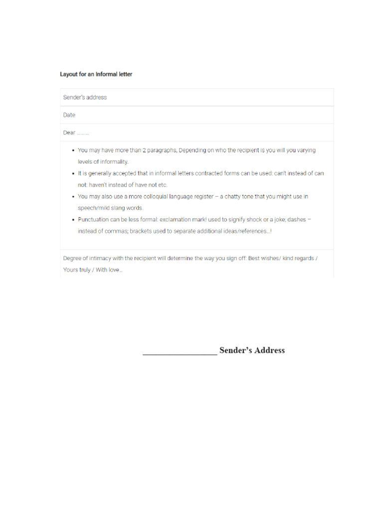 Sample of Informal Letter and Notice Writing Grade VIII | PDF