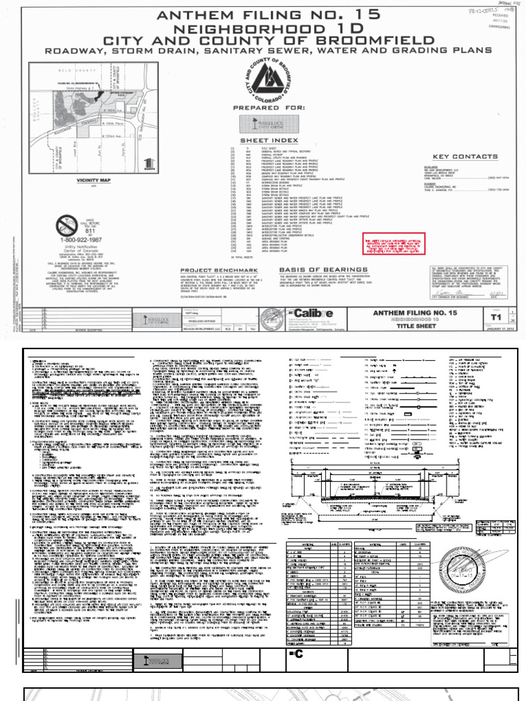 QC - Filing 15, Neighborhood 1D - Infrastructure Plans | PDF ...