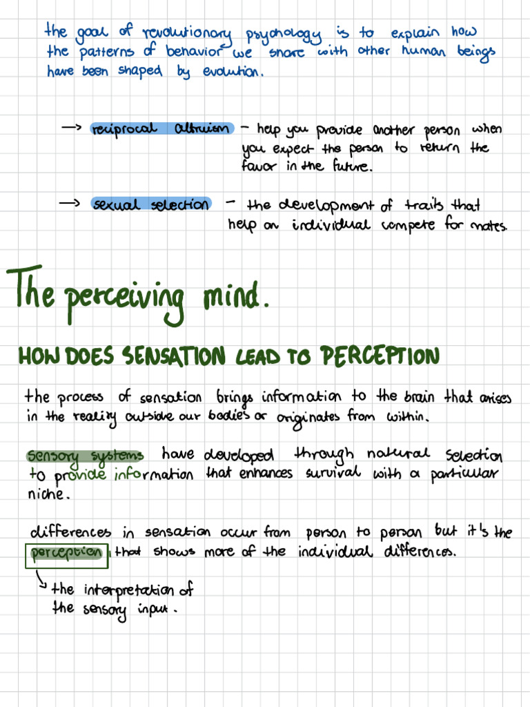 Introduction To Psychology 3 | PDF | Perception | Visual Perception