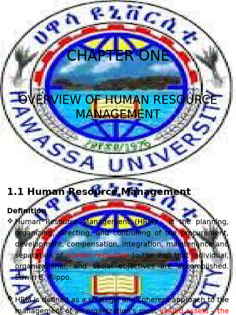 HRM ch 1 | PDF | Human Resource Management | Human Resources