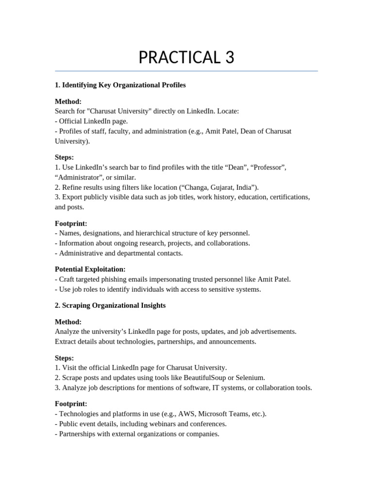 PRACTICAL_-_3[1] | PDF | Linked In | Metadata