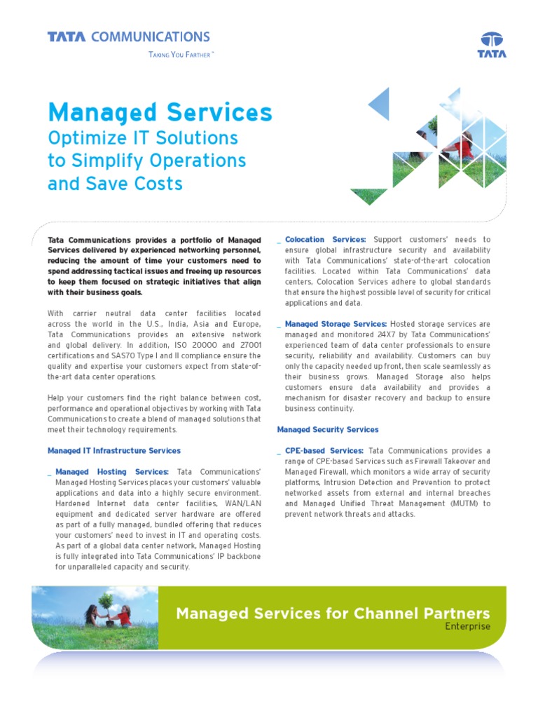 Channel Partner Managed Services Data Sheet | Download Free PDF | Data Center | Computer Security