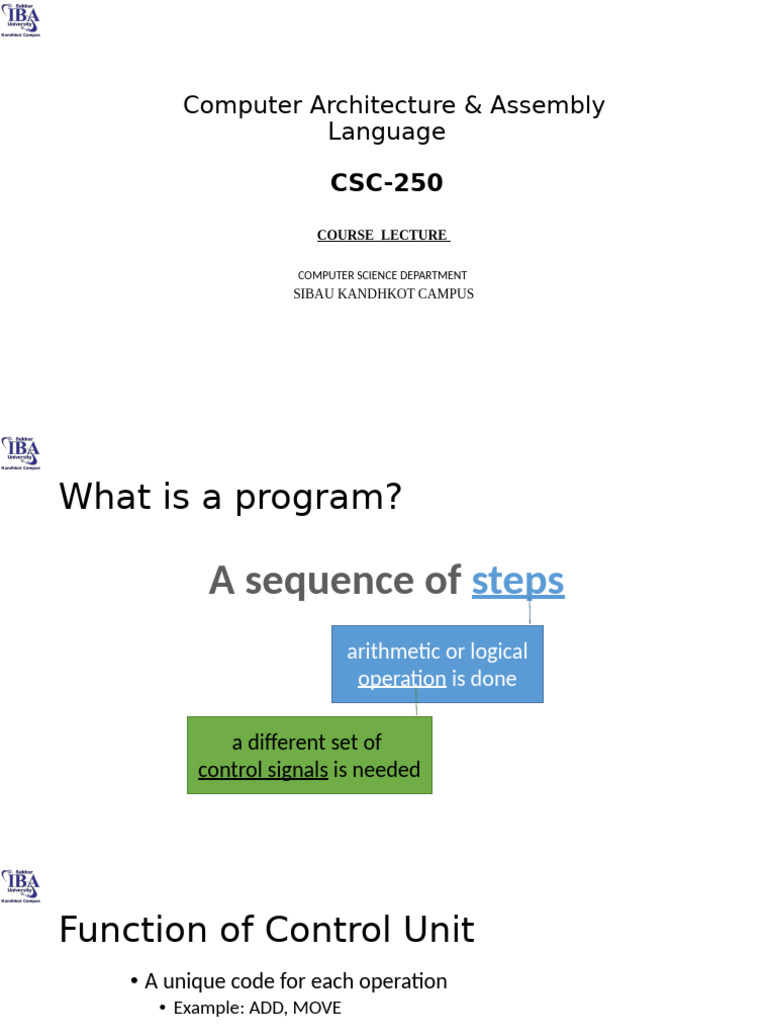 CAAL | PDF | Input/Output | Central Processing Unit
