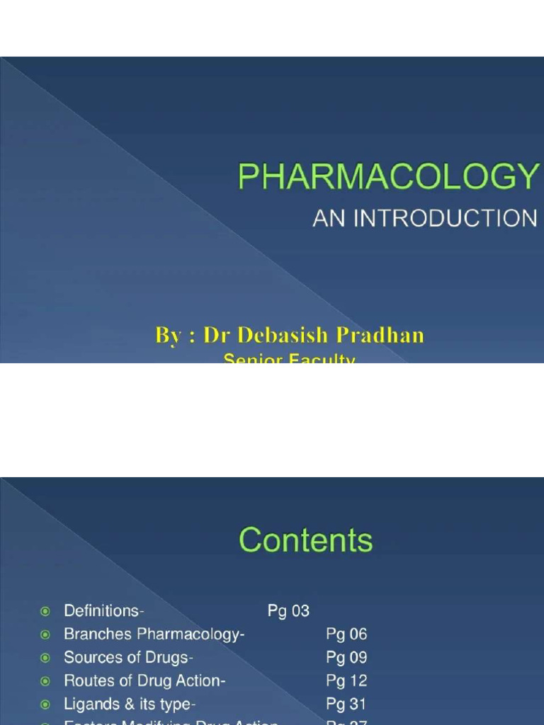 Pharmacology B Pharm | PDF
