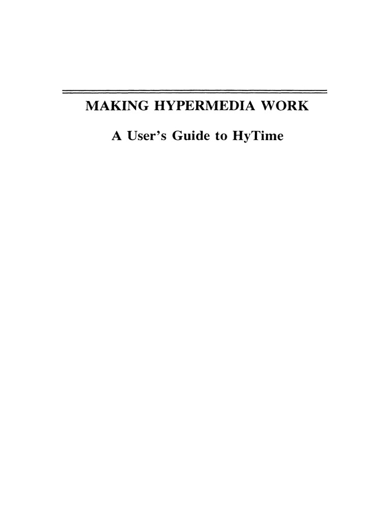 Steven J. DeRose, David G. Durand (Auth.) - Making Hypermedia Work - A ...