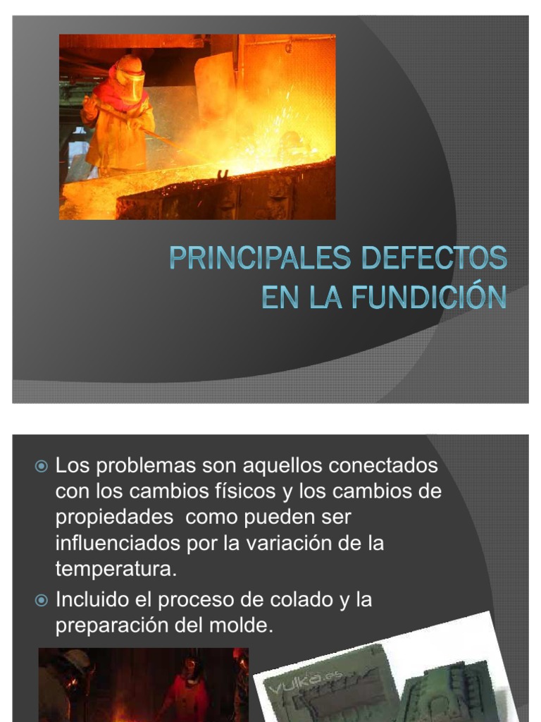 Defectos en la Solidificación de Metales | PDF