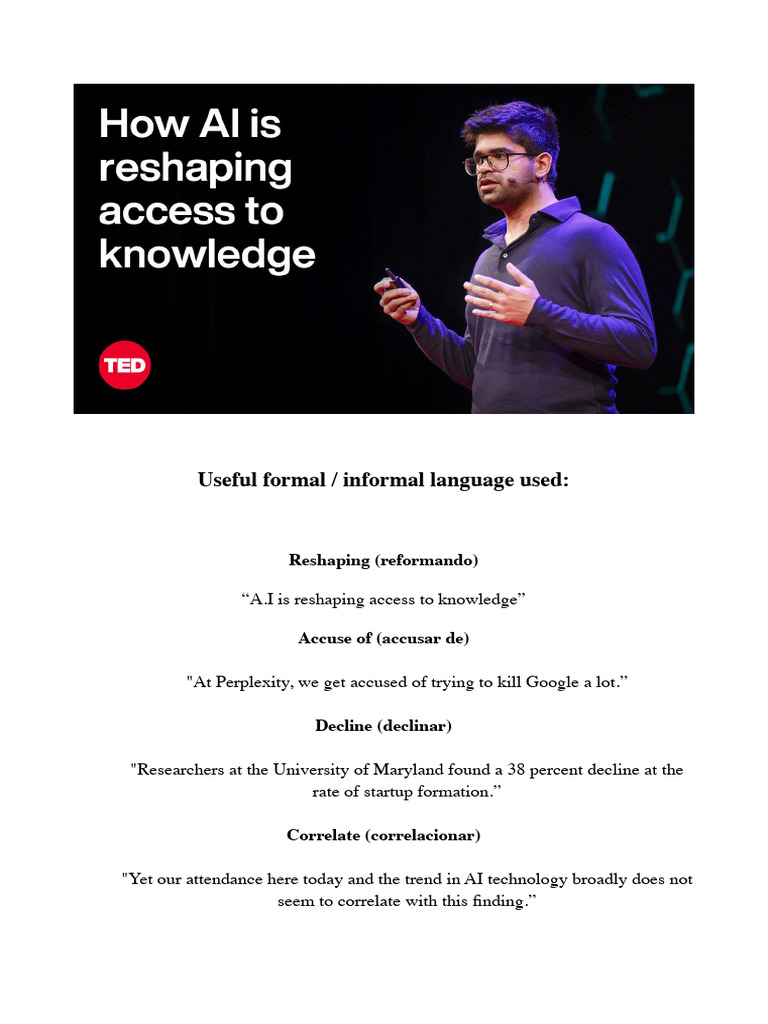 TED TALK | PDF