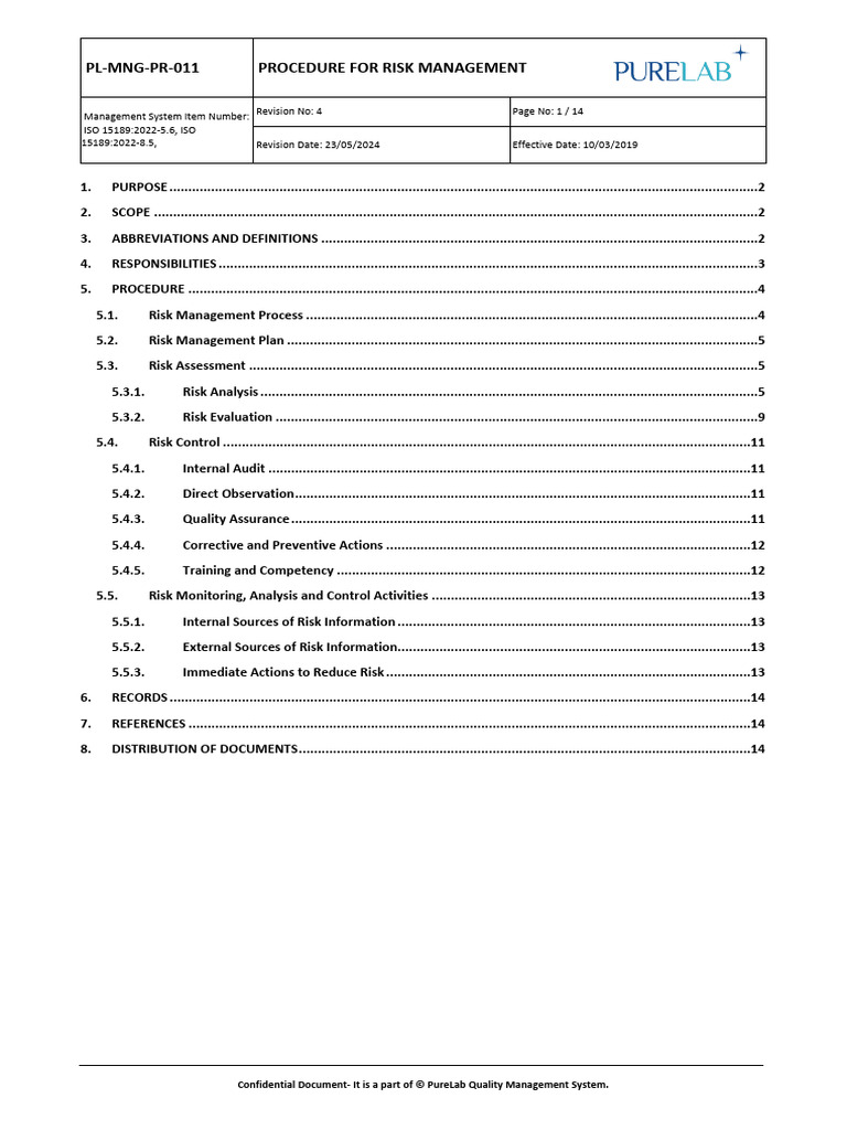 Risk Management | PDF | Risk | Risk Management
