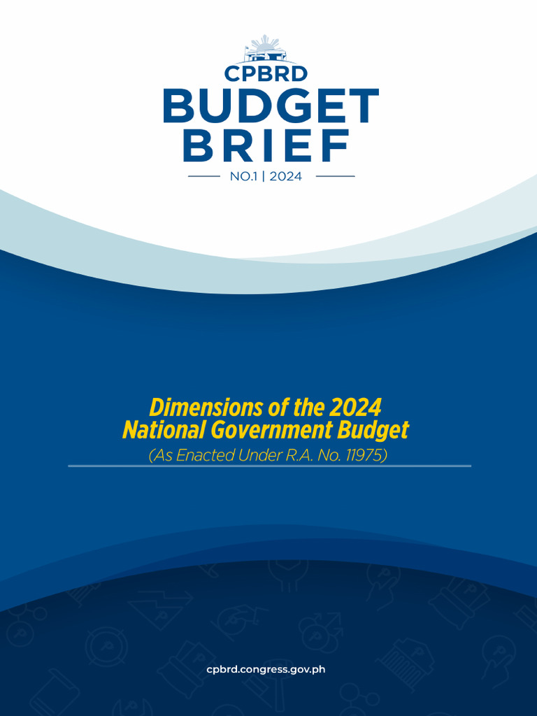 Bb2024-01 Dimensions Enacted Based On Gaa | PDF | Debt To Gdp Ratio ...