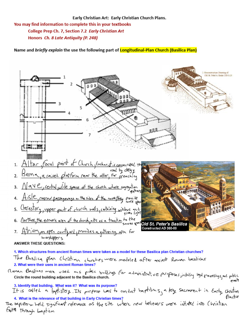 Early Christian Church Architecture Explained | PDF | Church (Building ...