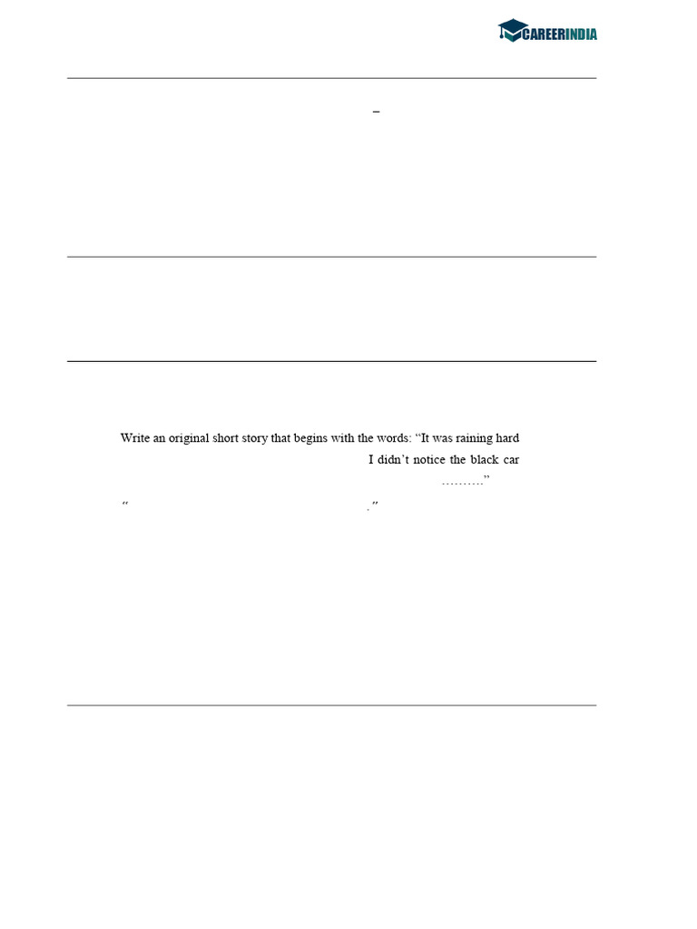 English Language Exam Paper 1 Guide | PDF