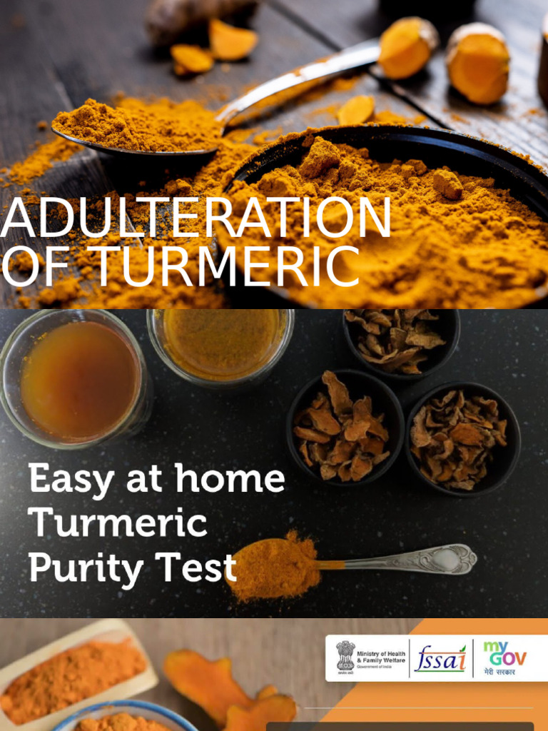 Adulteration of Turmeric 20240117 173514 0000 | PDF