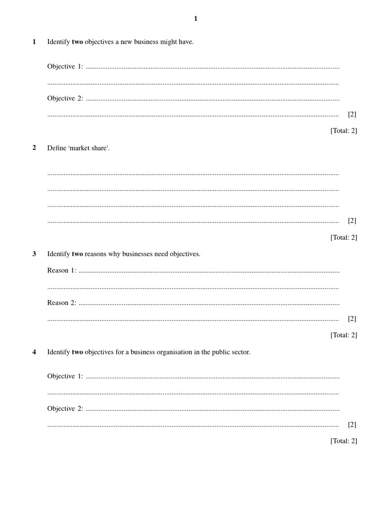 Business Objectives and Stakeholders Guide | PDF | Stakeholder ...