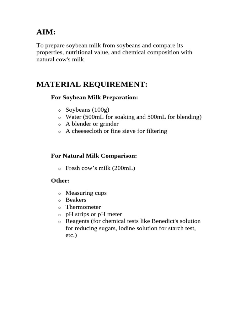 Maths | PDF | Milk | Soybean