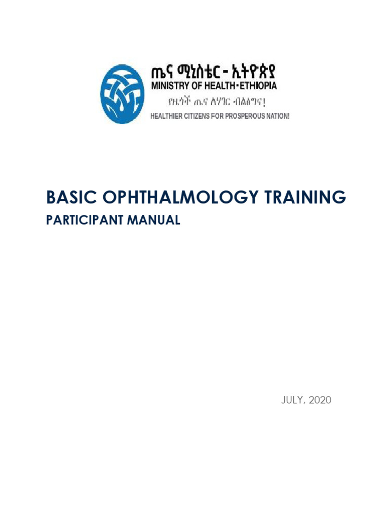 Ophtha Guideline | PDF | Human Eye | Cornea