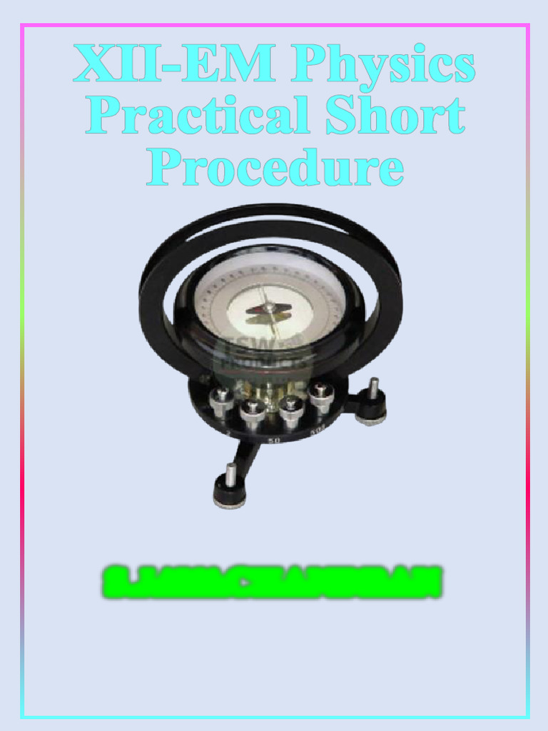 Class 12 Physics Practical Procedures | PDF | P–N Junction | Diode