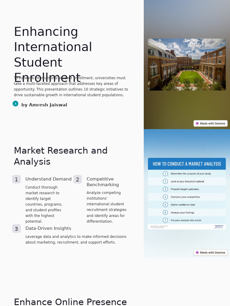 Strategies for Boosting International Enrollment | PDF | Mentorship ...