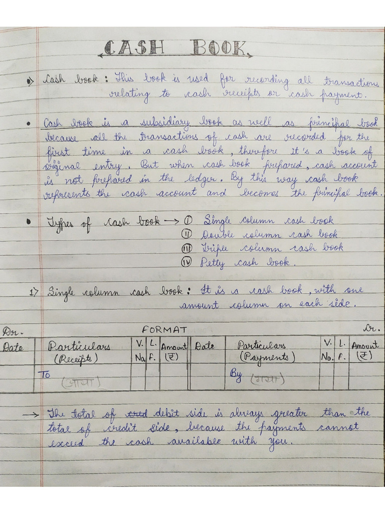 Cash Book | PDF