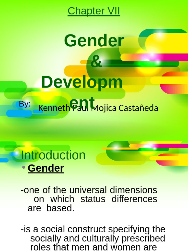 Genderdevelopment 150112085403 Conversion Gate01 1 | PDF | Gender | Gender Studies