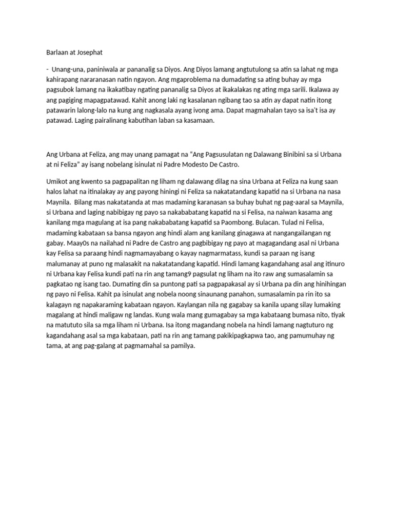 Barlaan at Jose-WPS Office | PDF