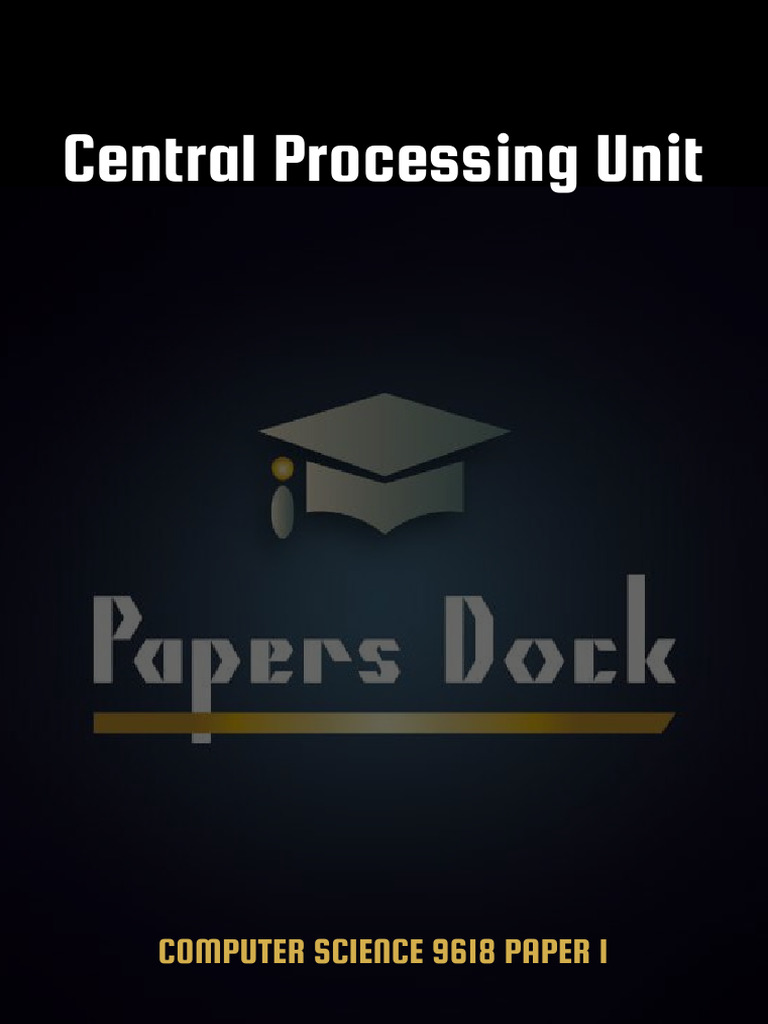 Central Processing Unit 1 | PDF | Central Processing Unit | Hdmi