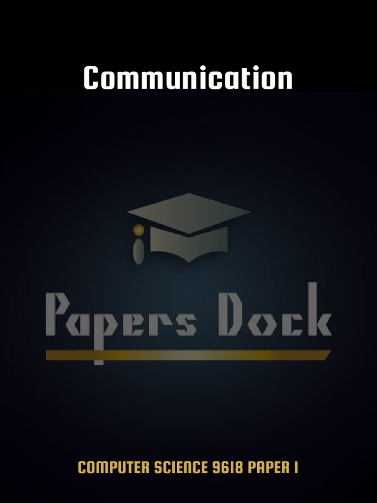 Communication 1 | PDF | Computer Network | Network Topology