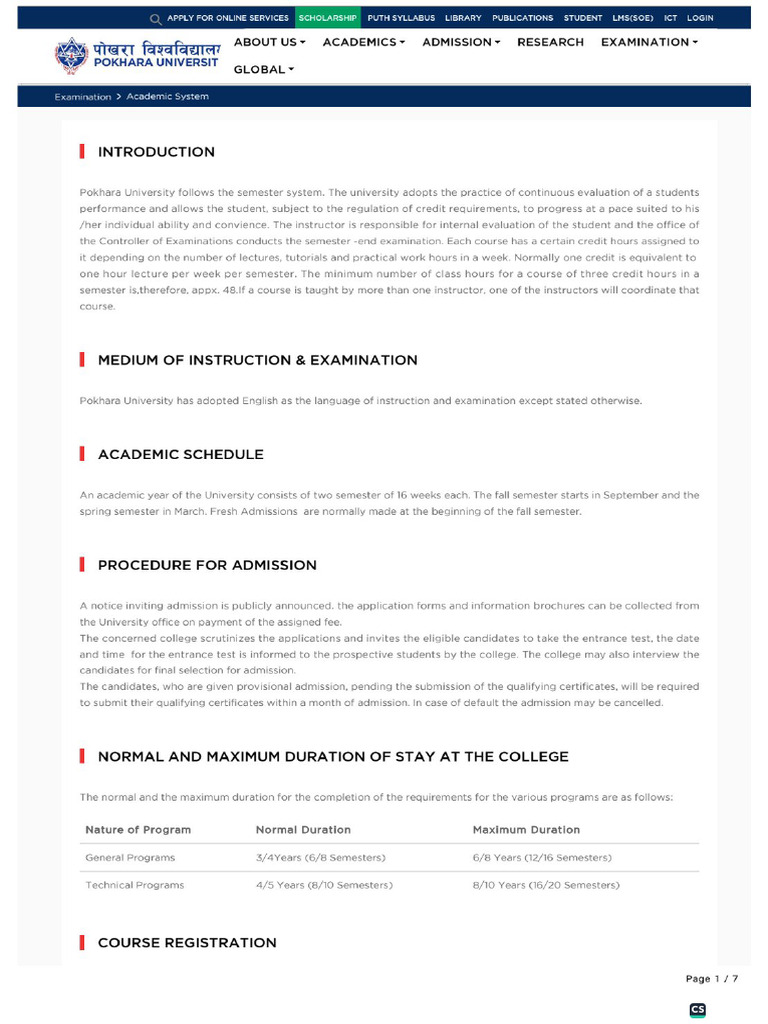 University Grading Detail | PDF