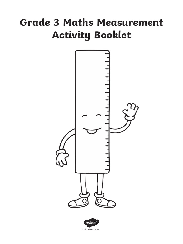 Za N 6 Grade 3 Maths Measurement Activity Booklet English Ver 2 | PDF ...