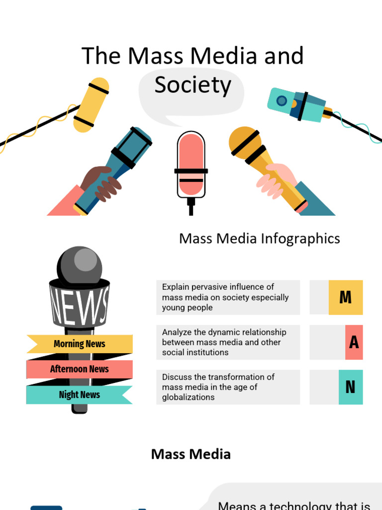 The Mass Media and Society | PDF | Stereotypes | Mass Media