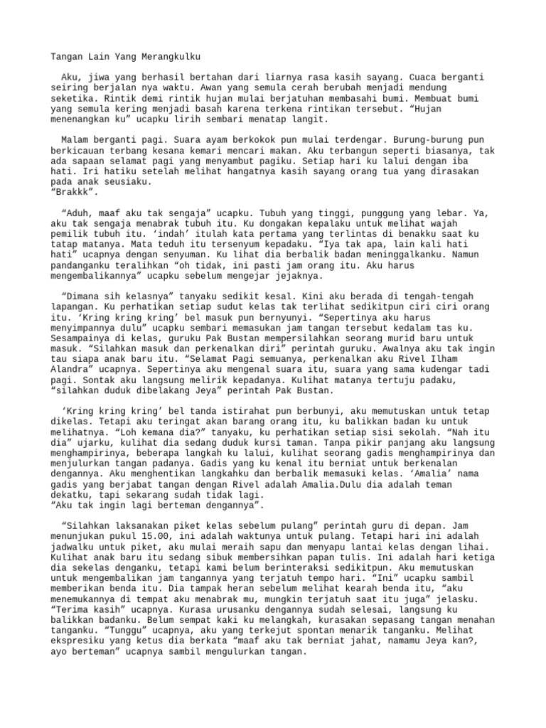Tangan Lain Yang Merangkulku | PDF