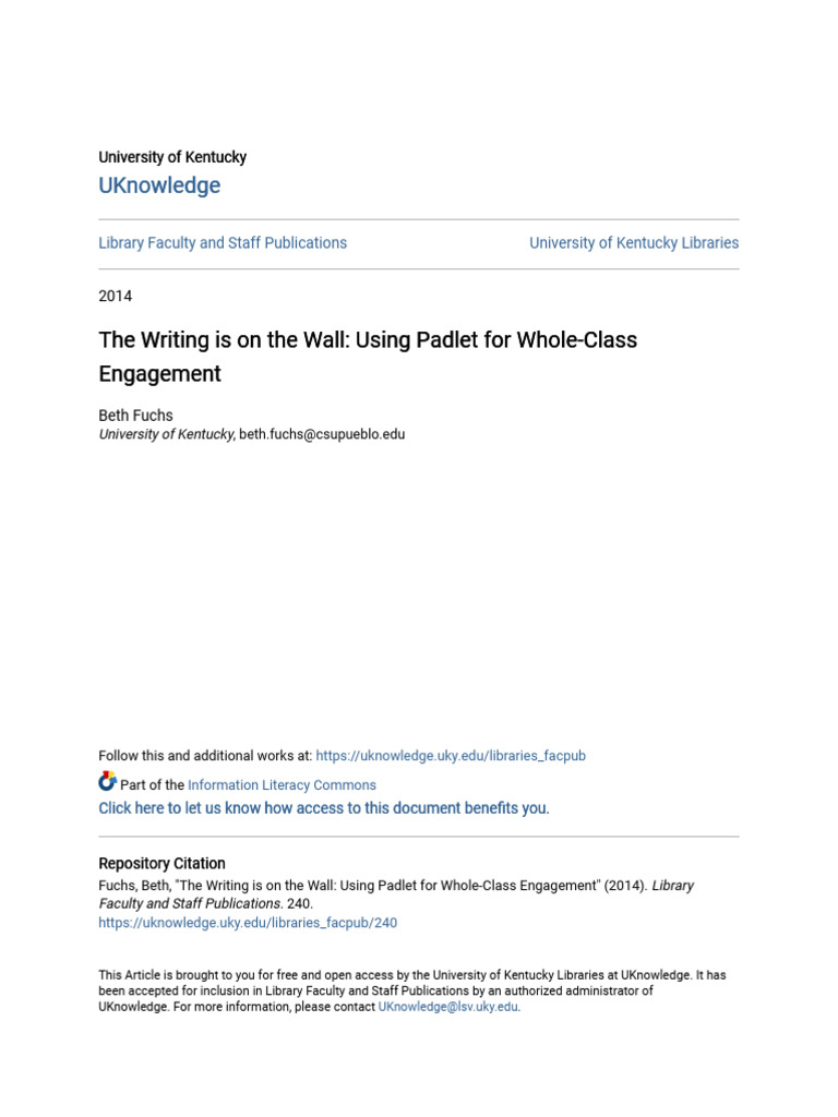 The Writing is on the Wall_ Using Padlet for Whole-Class Engageme (8 ...