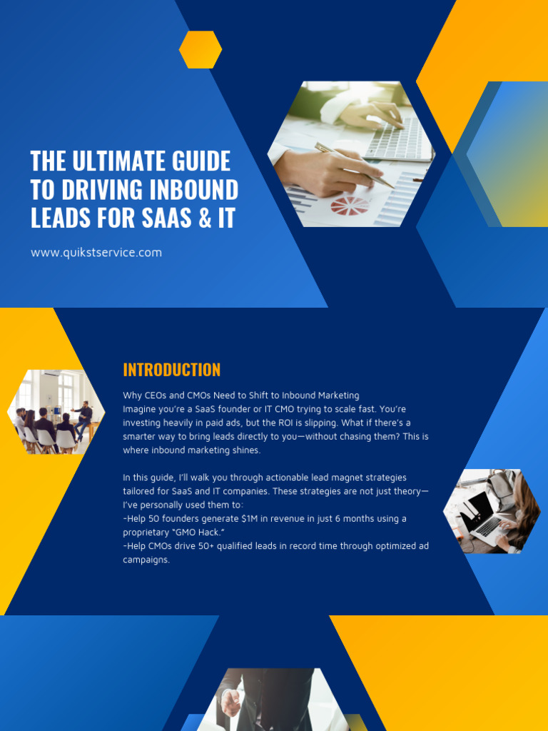 The Ultimate Guide To Driving Inbound Leads For SaaS & IT | PDF ...