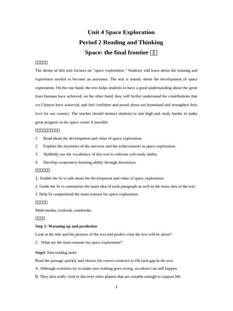 Space Exploration for Students | PDF | Satellite | Space Exploration