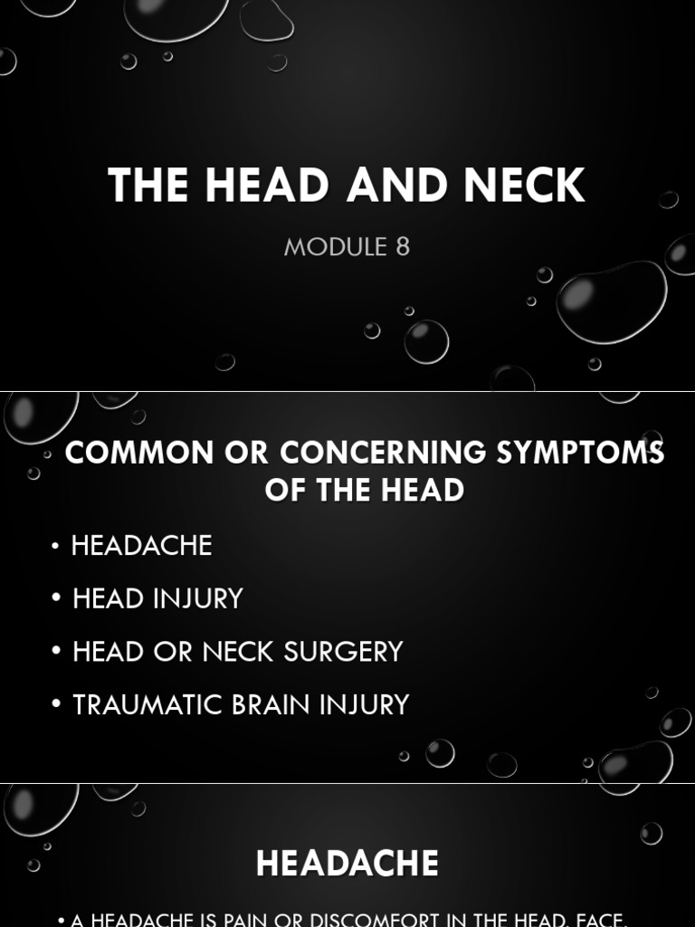 Health Assessment Lecture (M8 & M9) | PDF | Headache | Pain