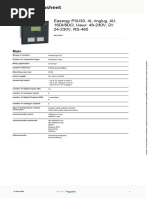 PowerLogic P3U30 Relay Specs Guide | PDF | Relay | Sustainability