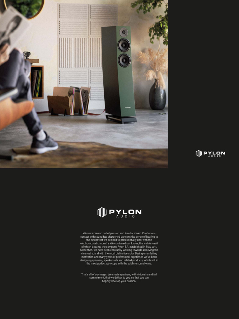 pylon-audio-brochure | PDF | Loudspeaker | Sound Technology