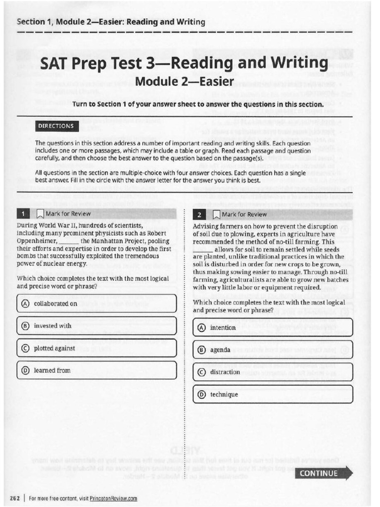 SAT TEST 2 MOD 2 | PDF
